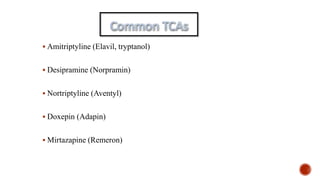 Antidepressants its medicine to treat physiology problems | PPTX