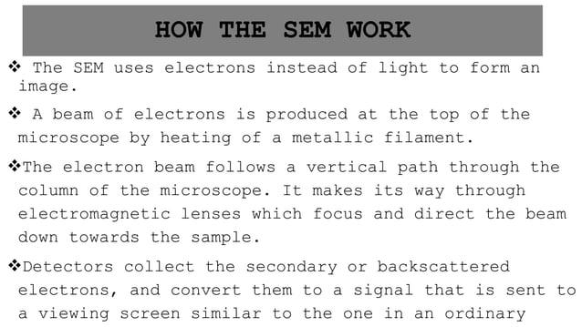 Presentation forensic micoscopy SEM microscope.pptx