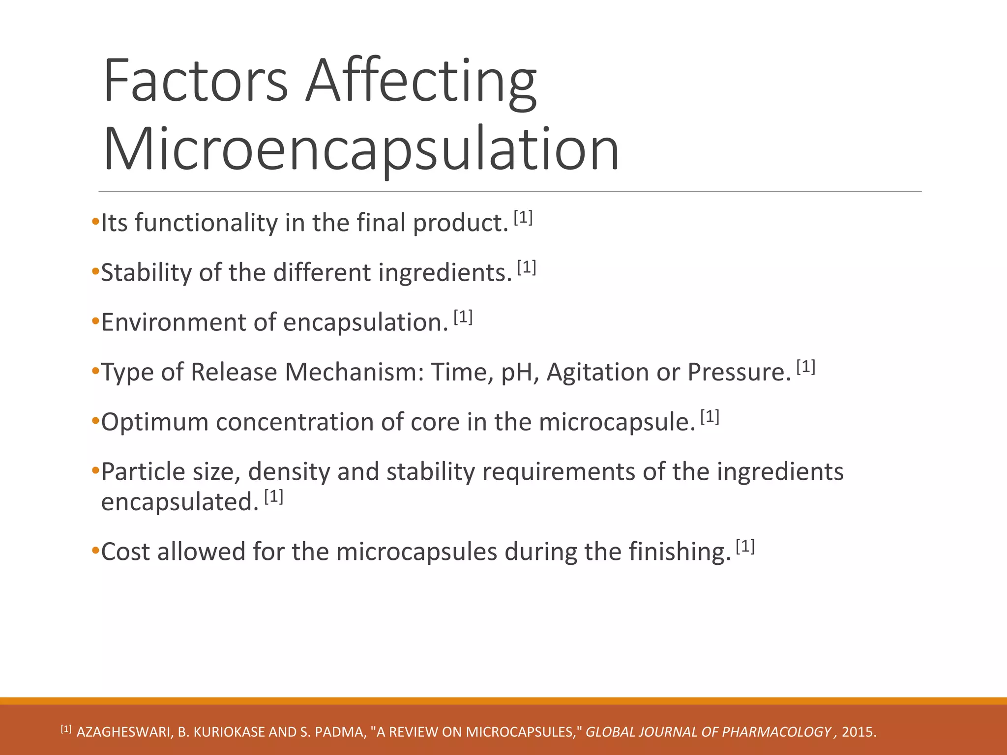 Micro Encapsulation Technique in Textile Finishing | PDF
