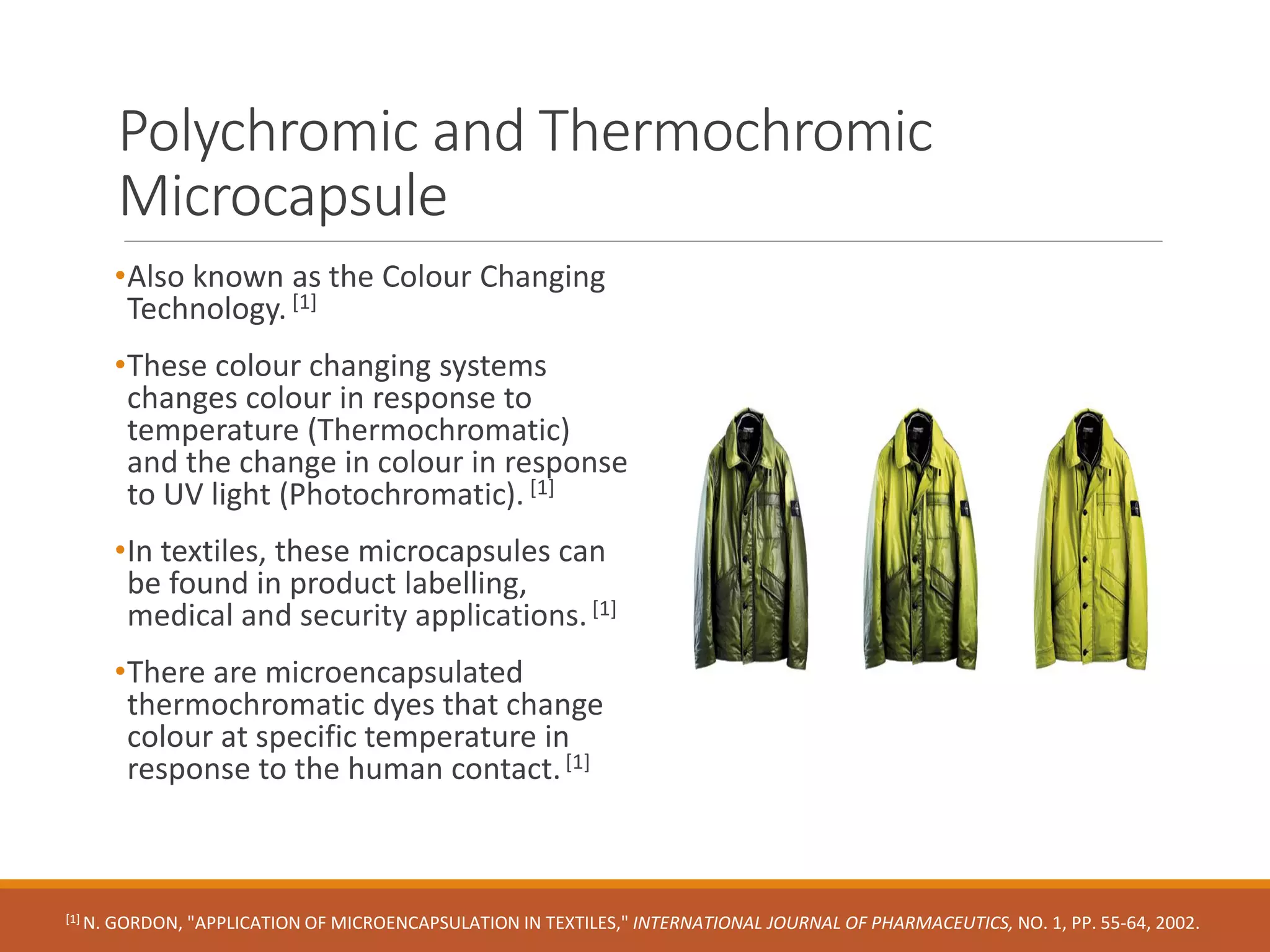 Micro Encapsulation Technique in Textile Finishing | PDF