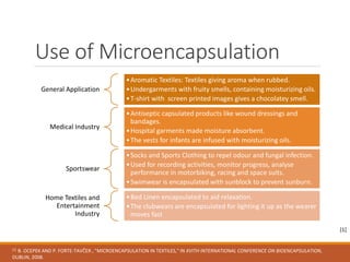 Micro Encapsulation Technique in Textile Finishing | PDF