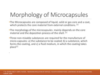 Micro Encapsulation Technique in Textile Finishing | PDF