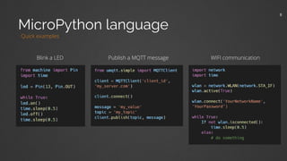 MicroPython presentation - PyConFr Lyon 2025 - Amine Bendahmane | PDF