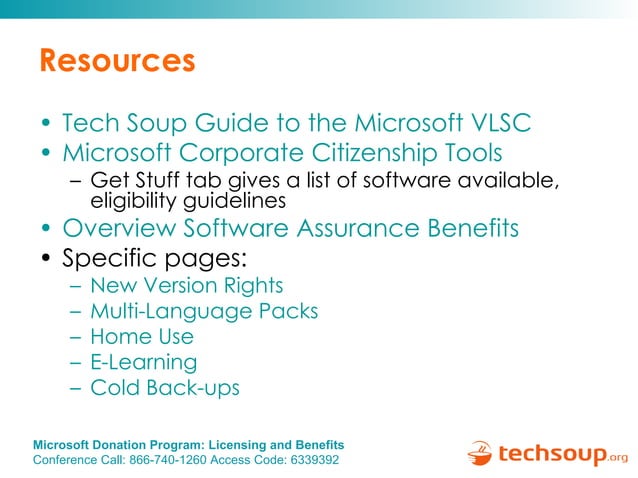 Microsoft Licensing and Benefits | PPT