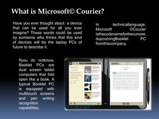 Microsoft Courier | PPTX