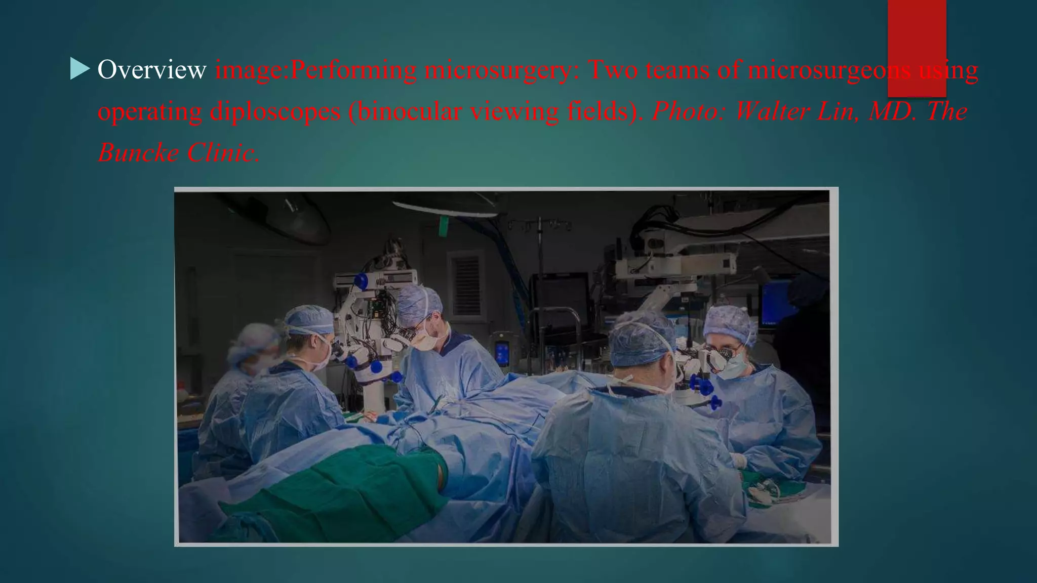 Presentation microsurgery | PPTX