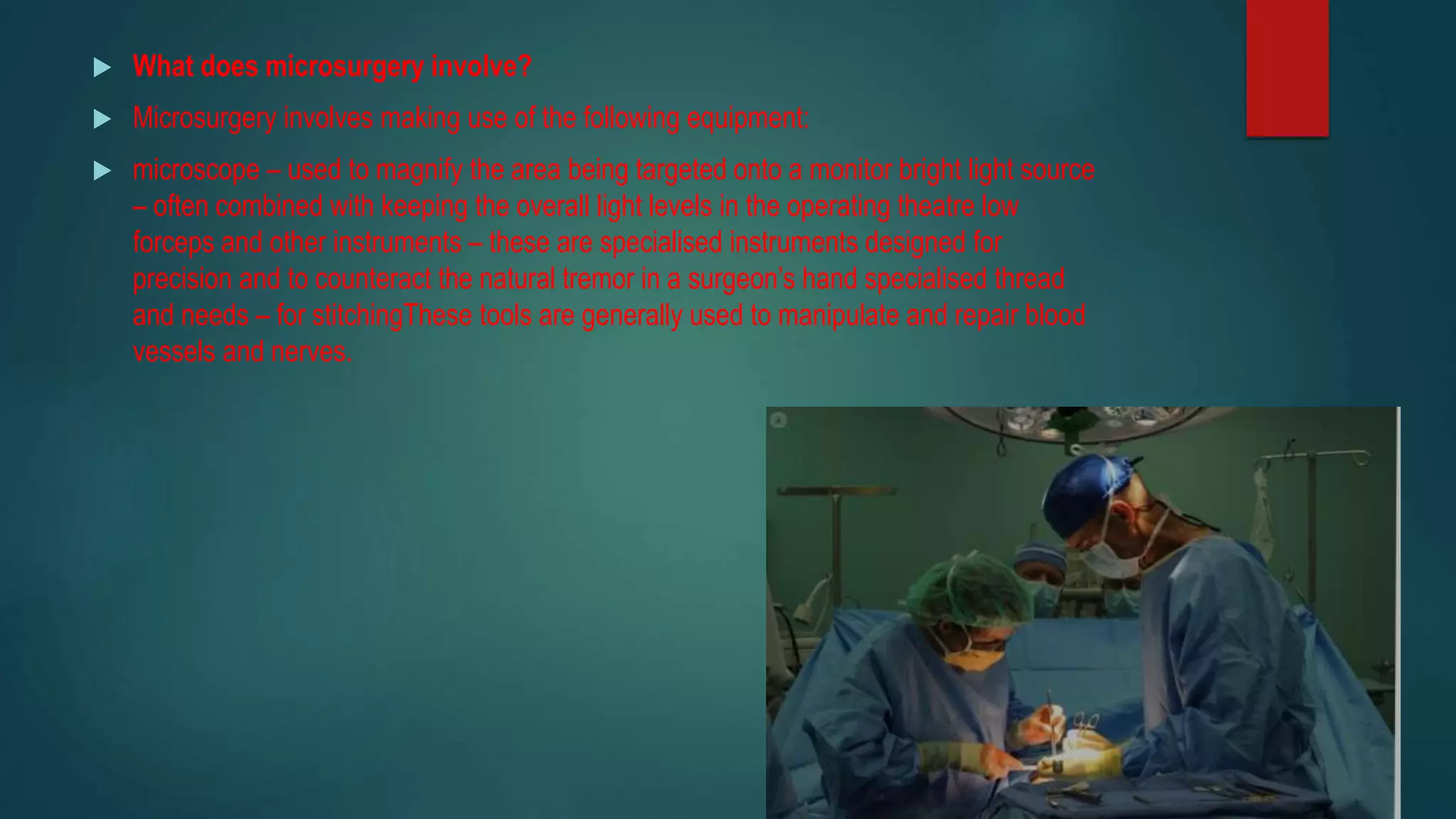 Presentation microsurgery | PPTX