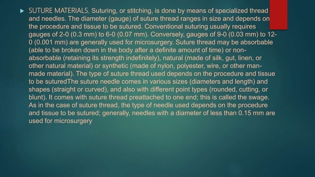 Presentation microsurgery | PPTX | First Aid | Injuries