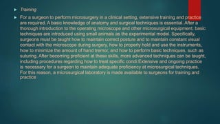 Presentation microsurgery | PPTX