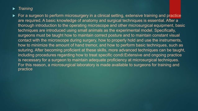 Presentation microsurgery | PPTX | First Aid | Injuries