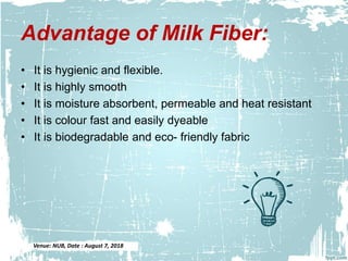 Milk Fiber. | PPTX