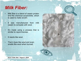 Milk Fiber. | PPTX