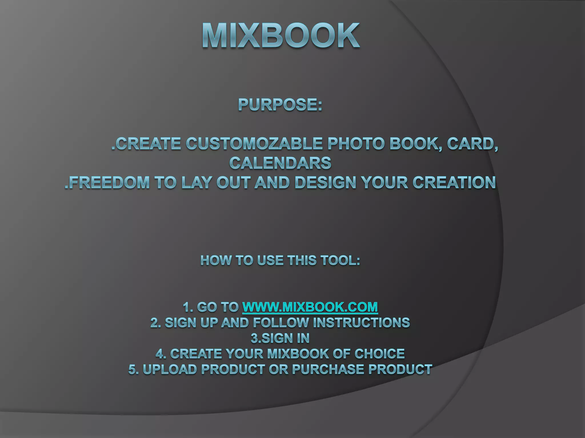 Presentation mixbook | PPTX