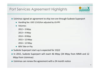 Presentation mmx, llx, port x and usiminas... | PDF | Business ...