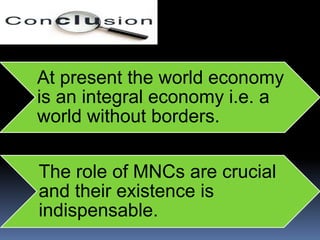 Impact of MNC in India | PPTX
