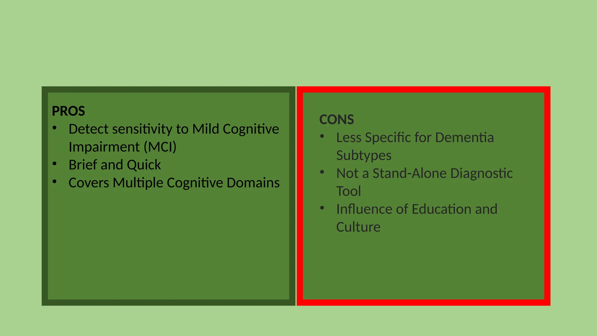 Montreal Cognitive Asses( MoCA) Presentation | PPT