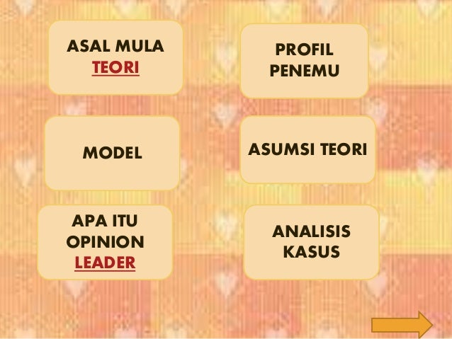 Two Step Flow Communication Theory