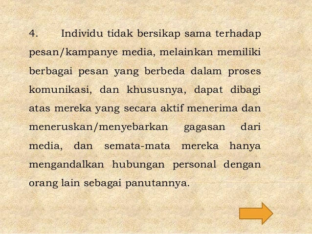 Two Step Flow Communication Theory