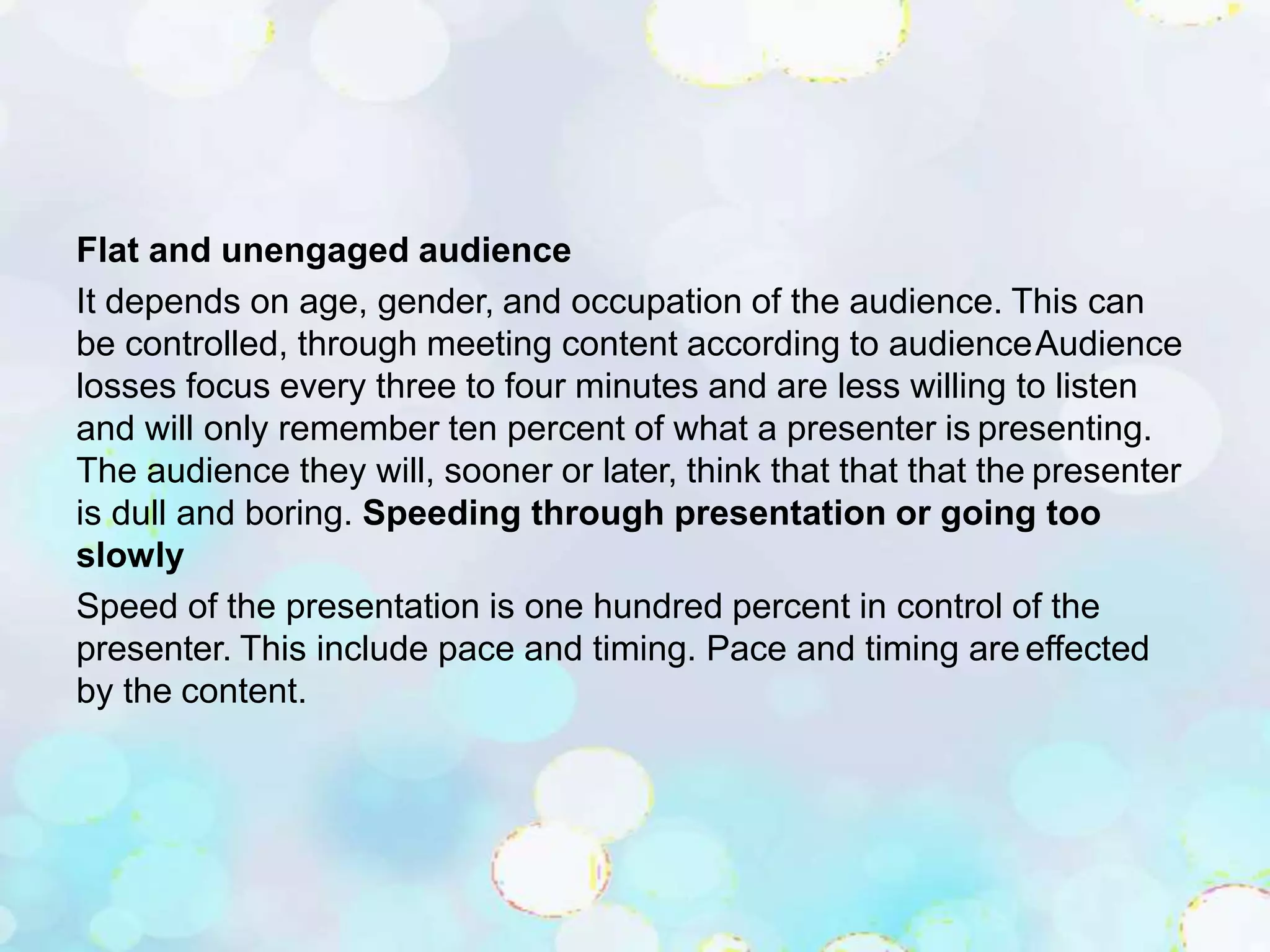 Presentation modes and stage fear | PPT