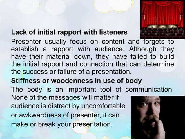 Presentation modes and stage fear | PPT