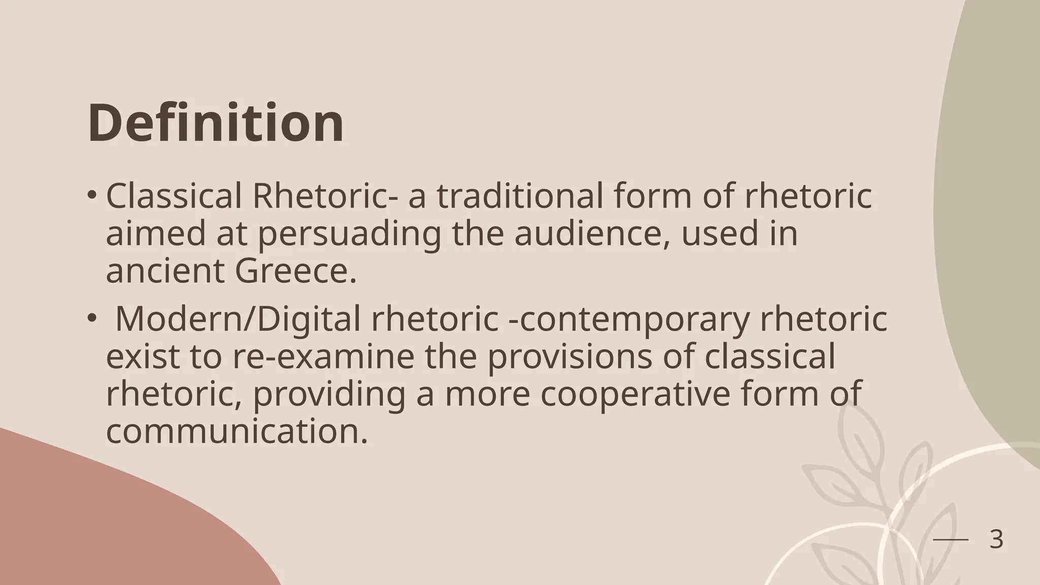 Classical and Digital Rhetorics historical evolution and differences. | PPT