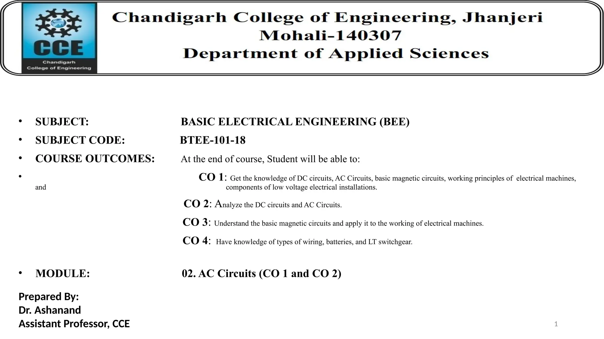 Basic Electrical Engineering AC Circuits.pptx