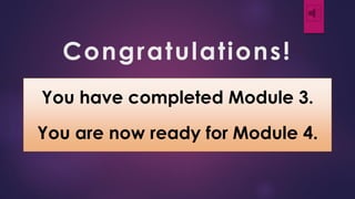 Presentation module 3. pdf | PPT