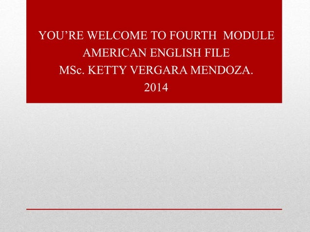 Presentation module 4 | PPTX
