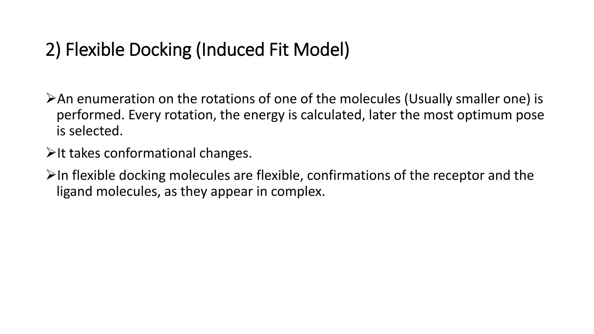 MOLECULAR DOCKING PRINCIPAL OF DRUG DISCOVERY | PPTX