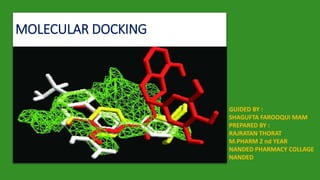 MOLECULAR DOCKING PRINCIPAL OF DRUG DISCOVERY | PPTX