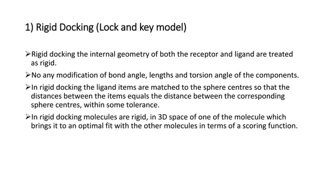 Molecular Docking Principal Of Drug Discovery Pptx