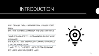 Presentation Modern Optics and Laser Physics (Organic Dye Laser) | PPT