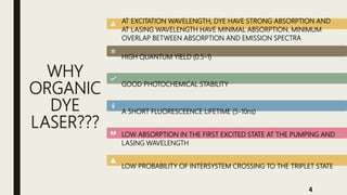 Presentation Modern Optics and Laser Physics (Organic Dye Laser) | PPT