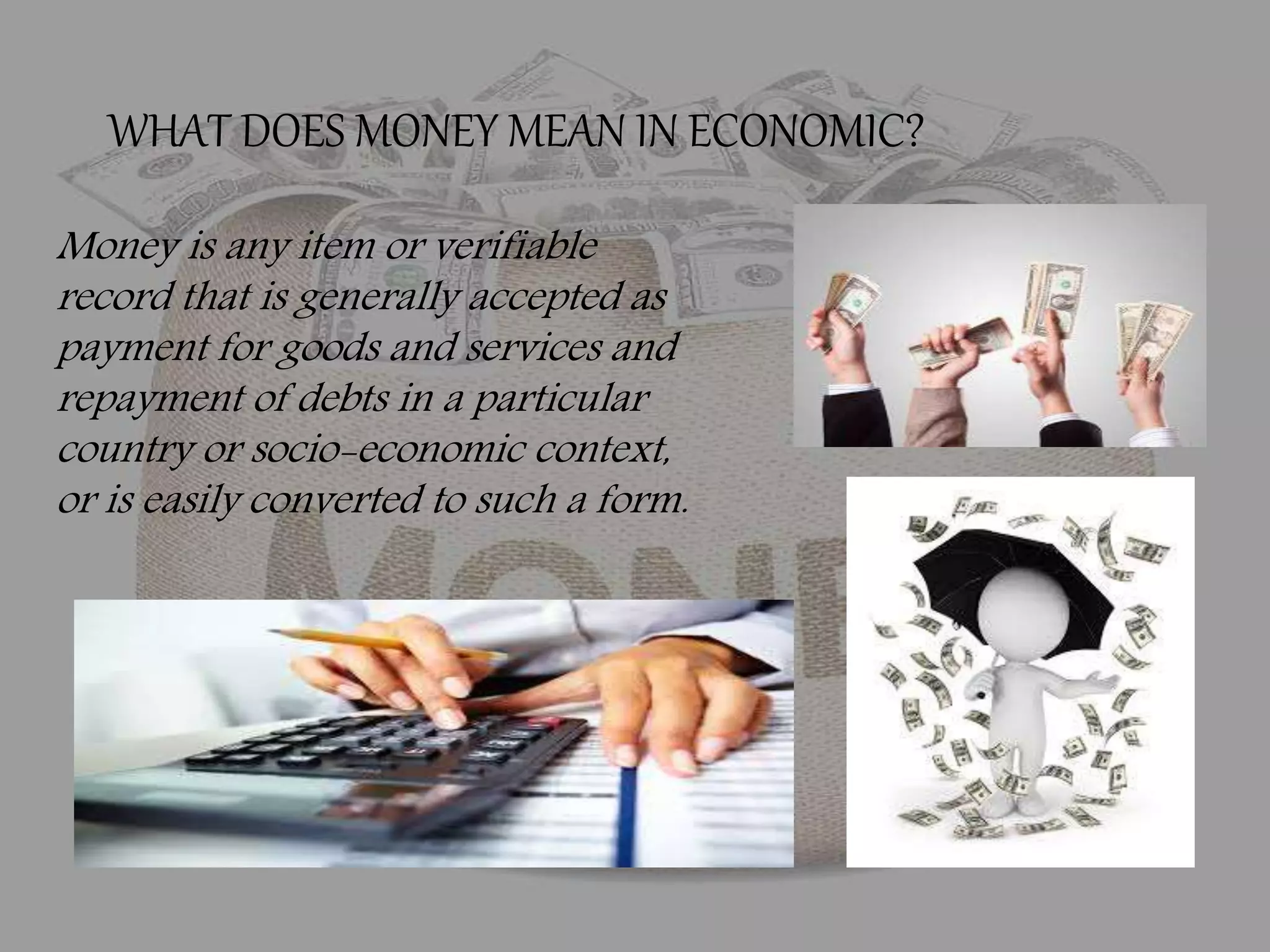 Presentation on money and banking | PPTX