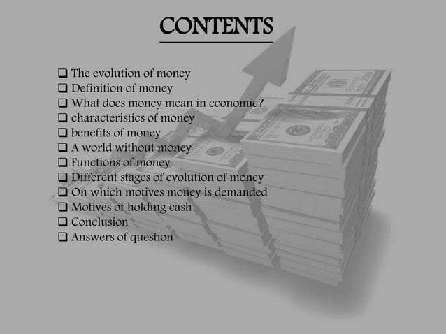 Presentation on money and banking | PPT