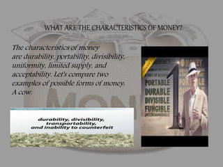 Presentation on money and banking | PPT