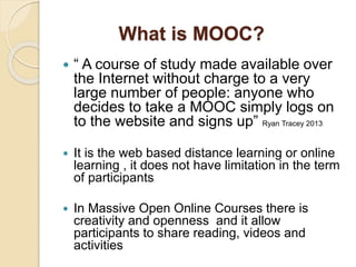 Presentation mooc | PPT