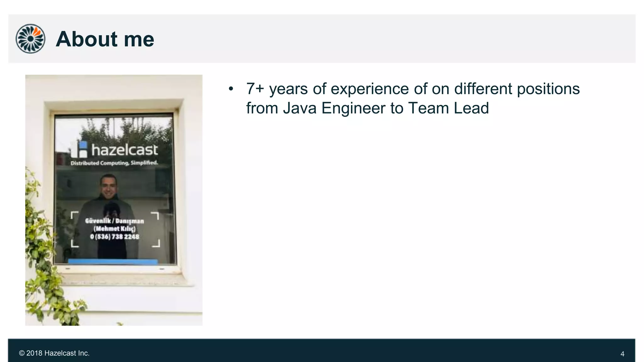 In-Memory Stream Processing with Hazelcast Jet @MorningAtLohika | PPT