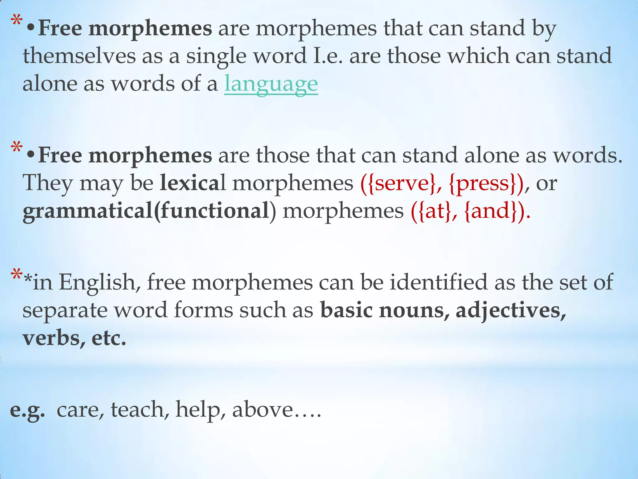 Morphology presentation | PPTX