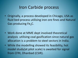 Innovations for energy utilisation in iron&steel plants | PPTX