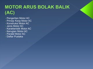 Presentation motor ac | PPTX