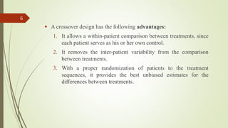 Cross over design, Placebo and blinding techniques | PPTX