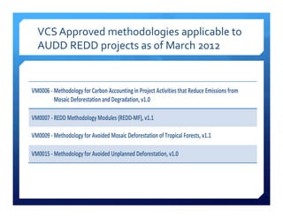 Linking international standards to REDD+ projects | PDF