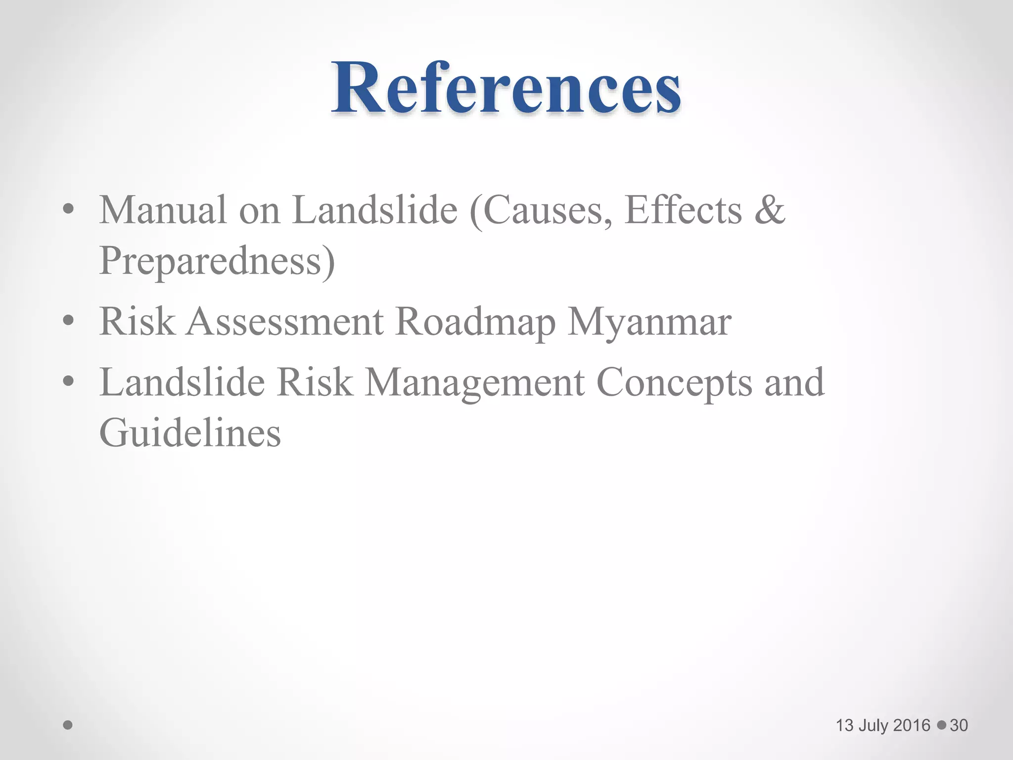Landslide Safety Tips | PPTX