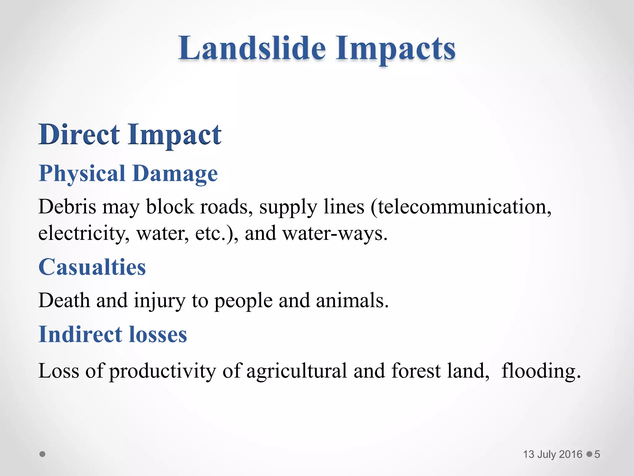 Landslide Safety Tips | PPTX