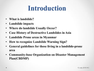 Landslide Safety Tips | PPTX