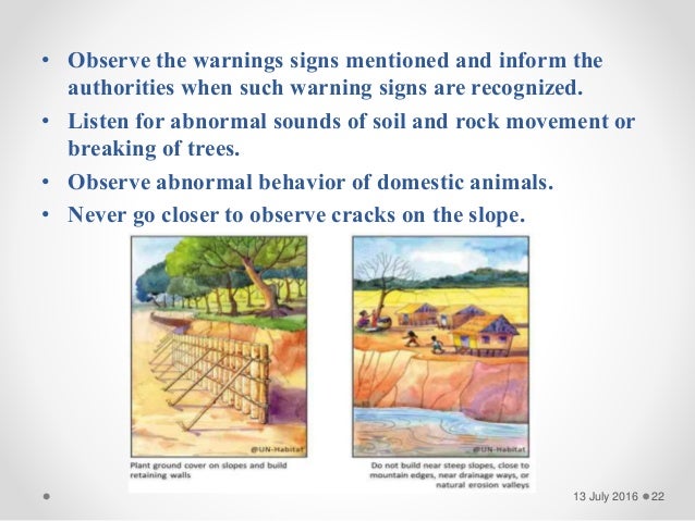 Landslide Safety Tips