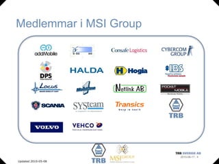 Presentation msi group | PPTX