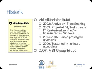 Presentation msi group | PPTX