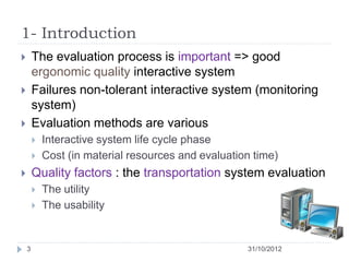 Towards ergonomic guidelines integration within graphical interface ...